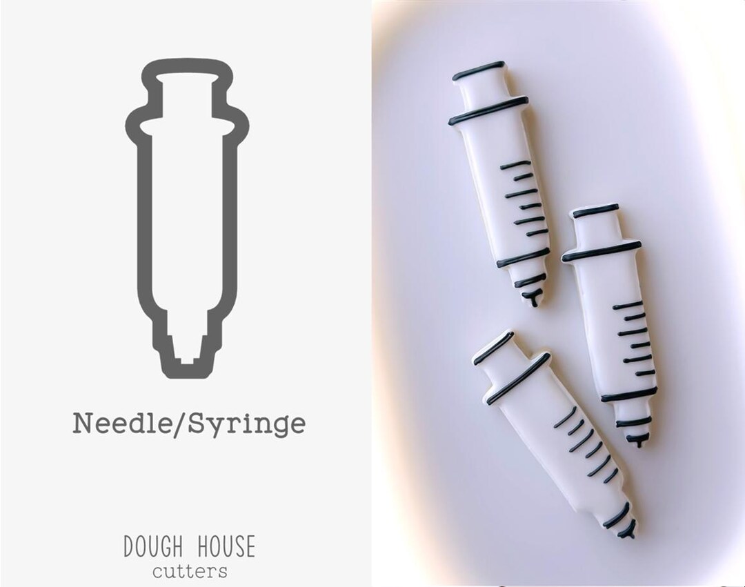 Needle/syringe Cookie Cutter - Etsy