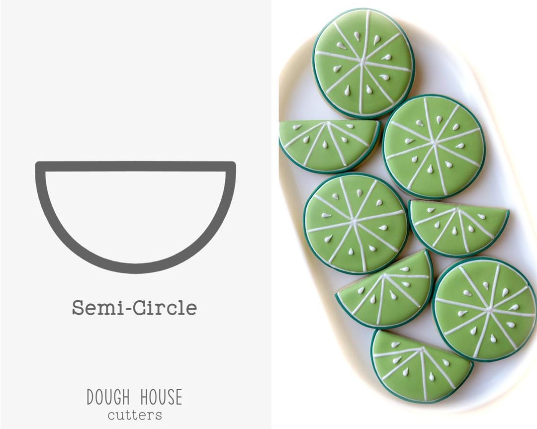 Semi-circle Cookie Cutter - Etsy