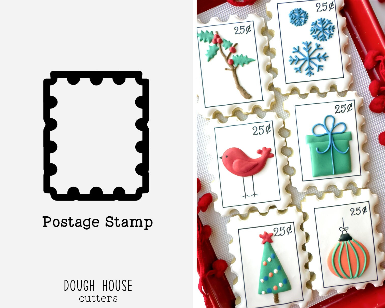 Postage Stamp Cookie Cutter - Etsy
