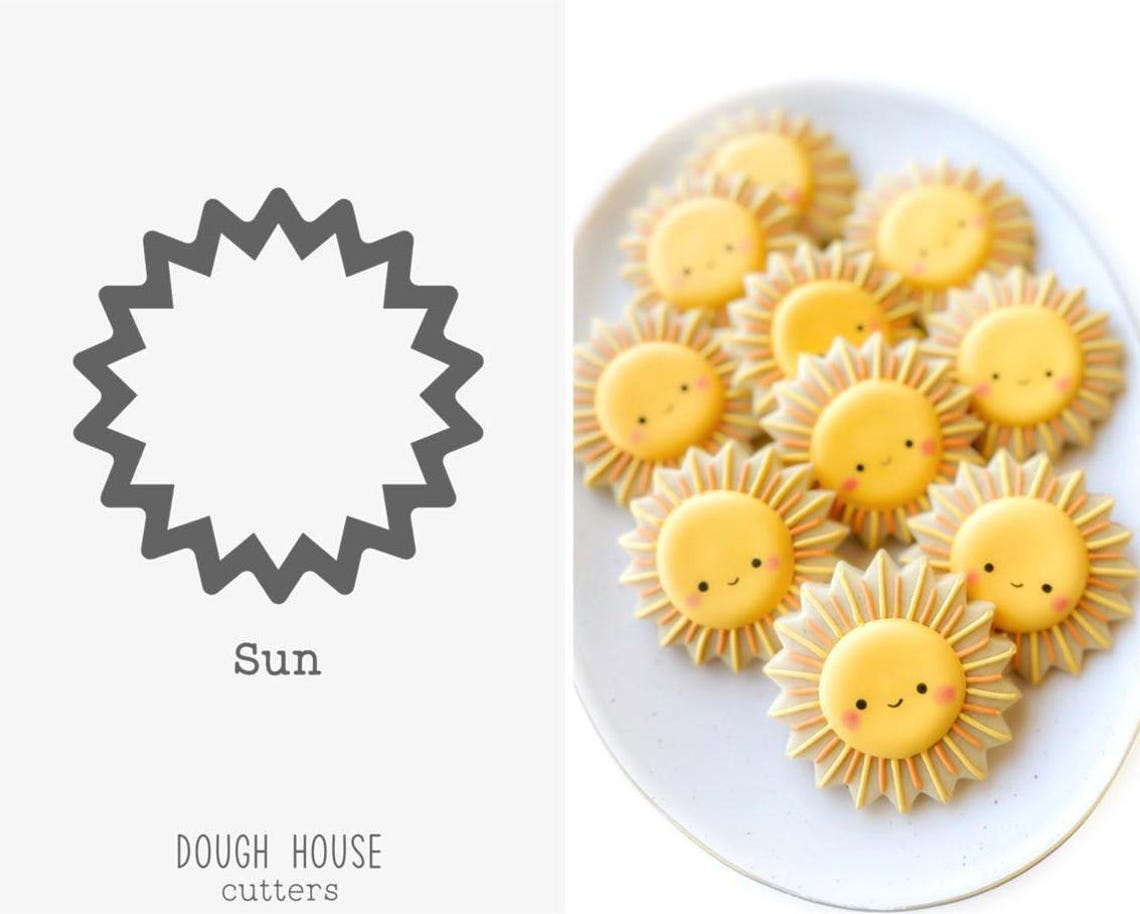 Sun Cookie Cutter - Etsy