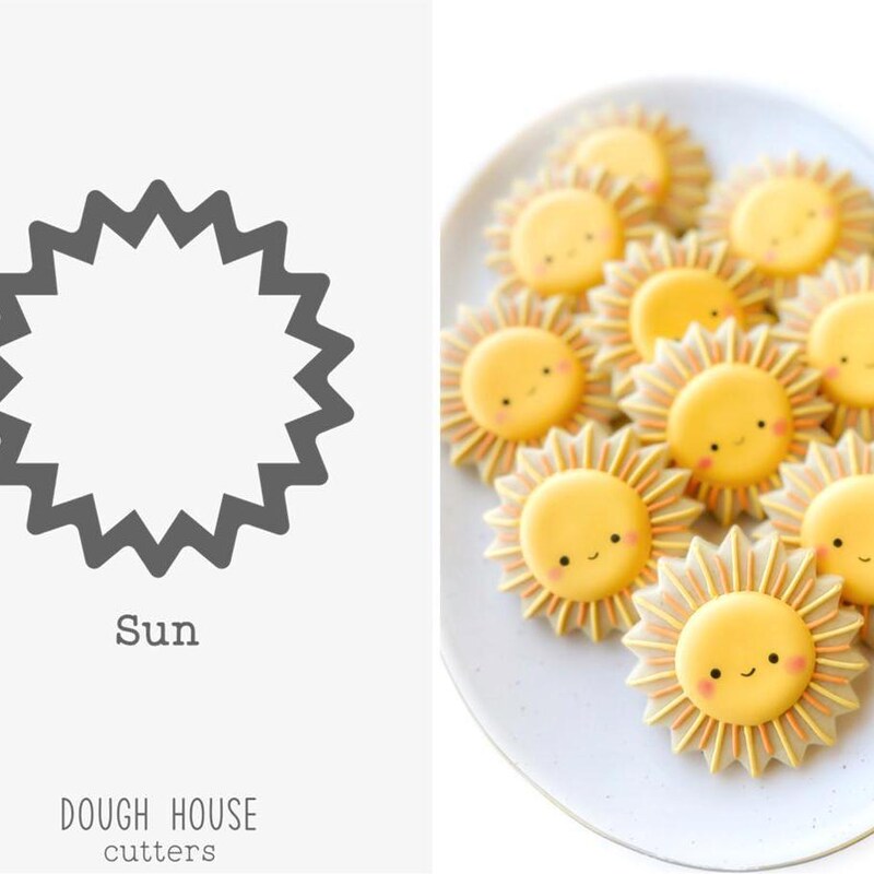 Sunshine Cookie Cutter - Etsy