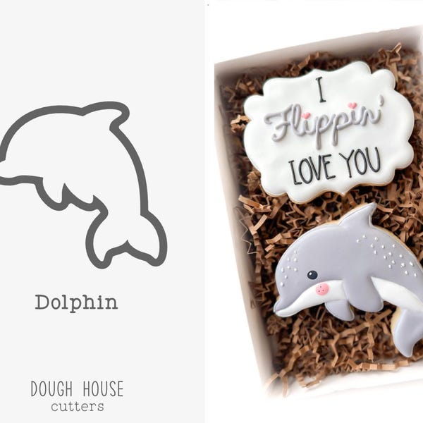 Dolphin Cookie - Etsy
