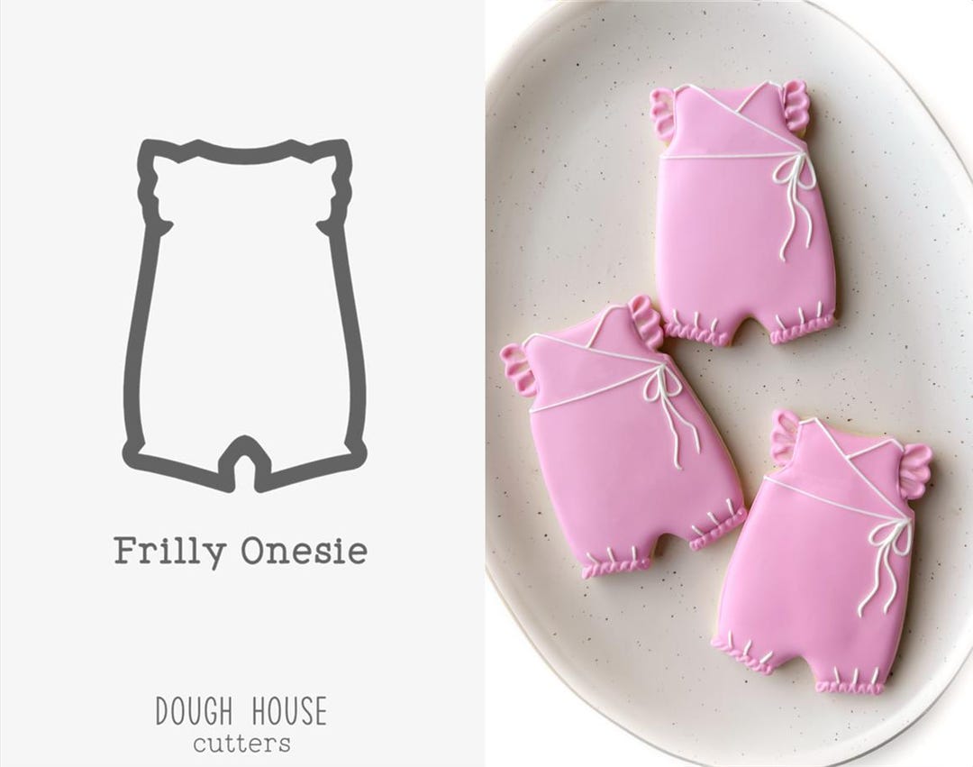Frilly Onesie Cookie Cutter - Etsy