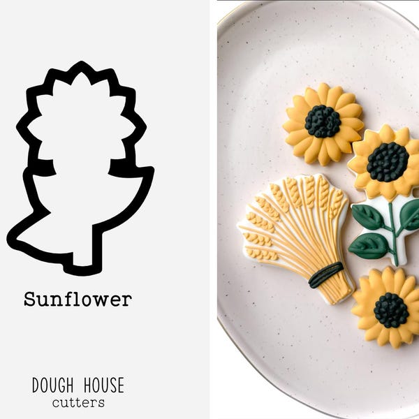 Sunflower Cookie - Etsy