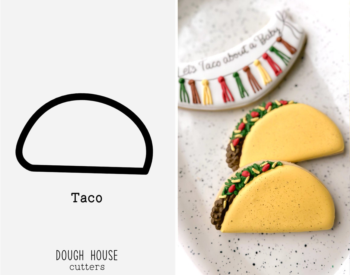Taco Cookie Cutter - Etsy