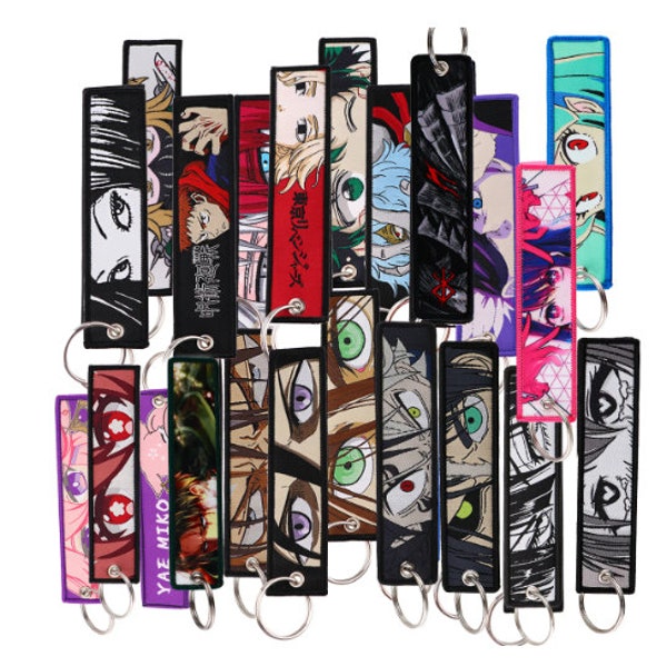 Anime Keychain - Etsy