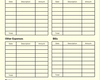 Money Map: Fillable Budget Planner - Etsy