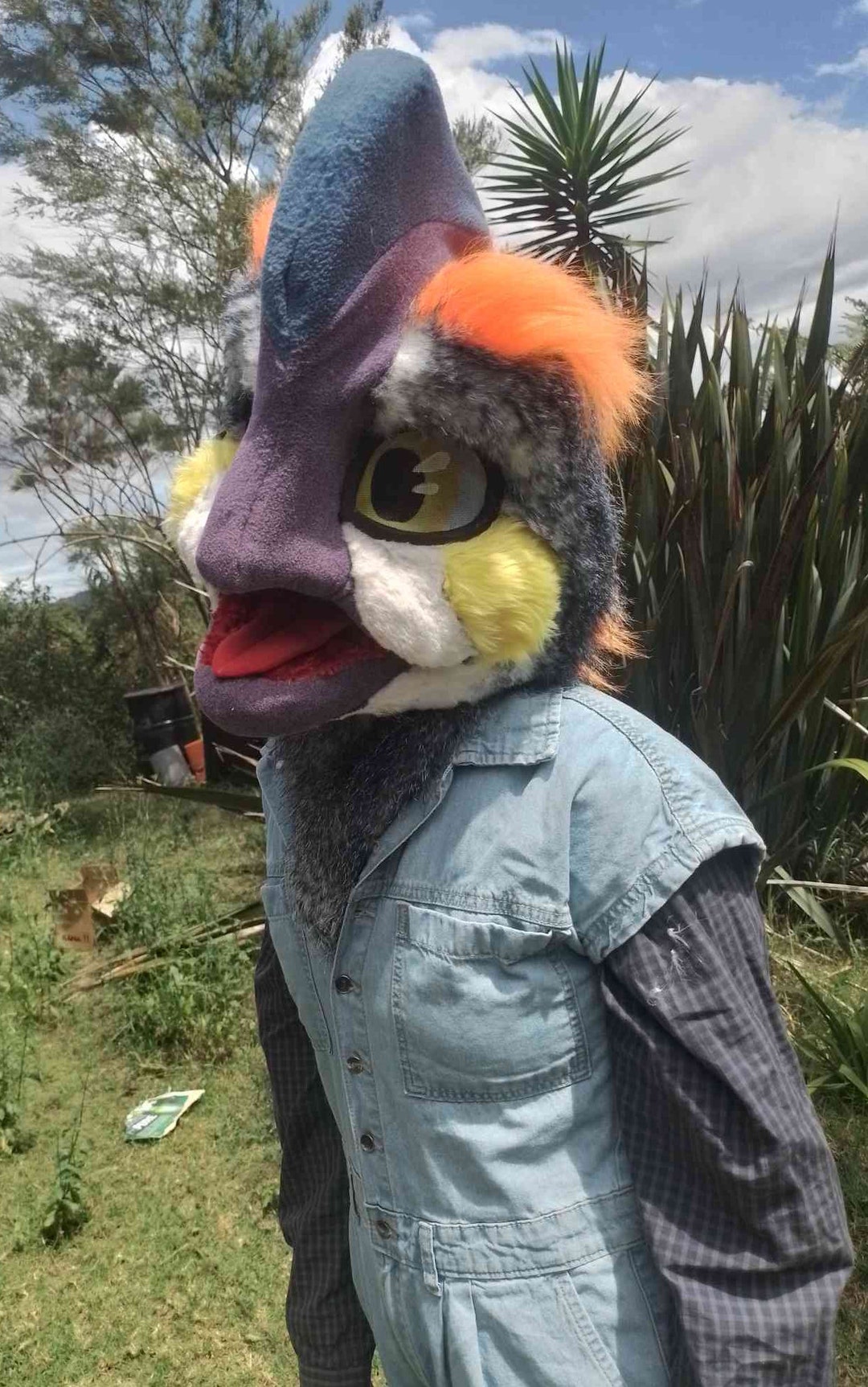 Dinosaur Fursuit Head - Oviraptor - Etsy