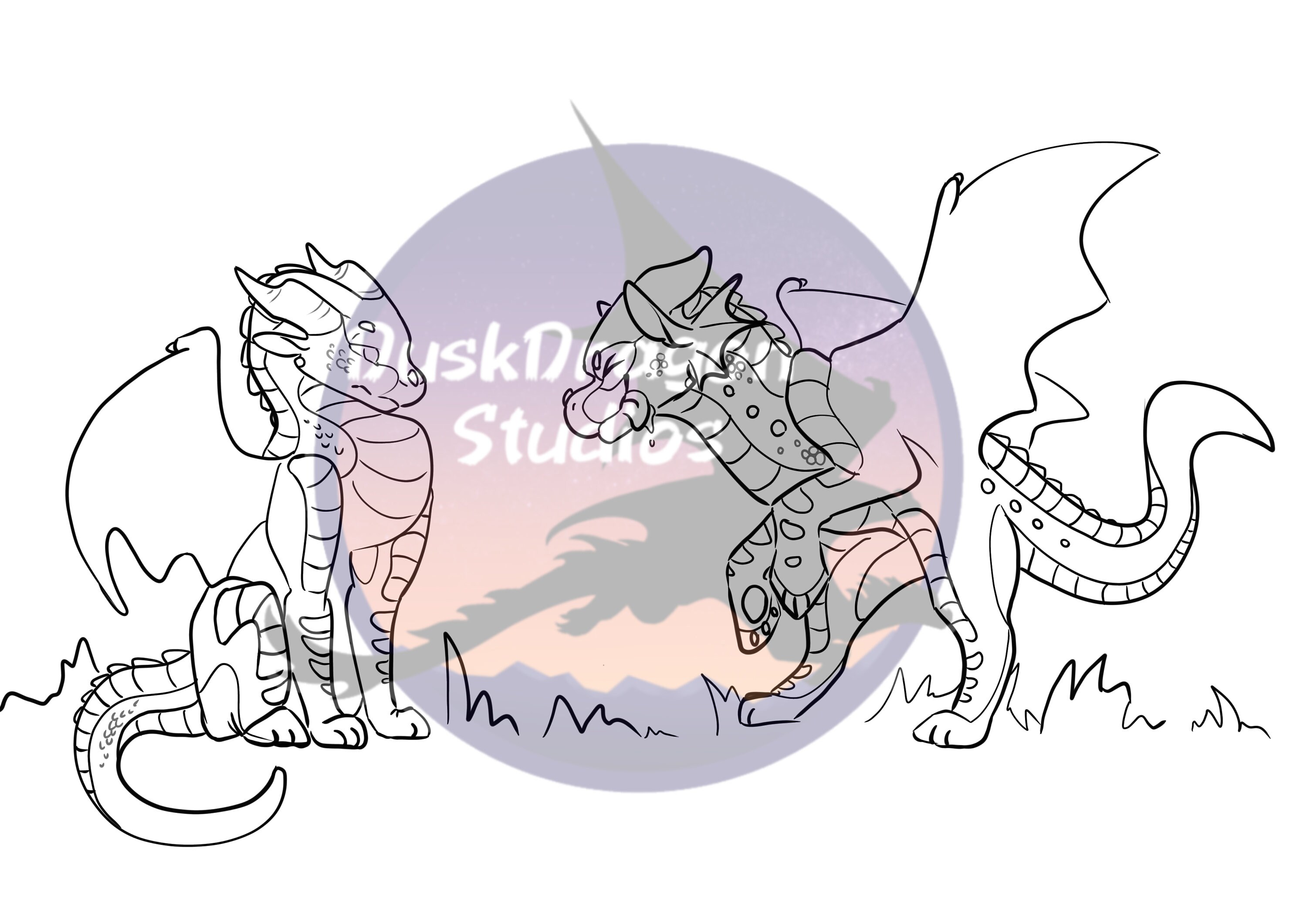 Dragon Colouring Book, Wings of Fire Printable - Etsy