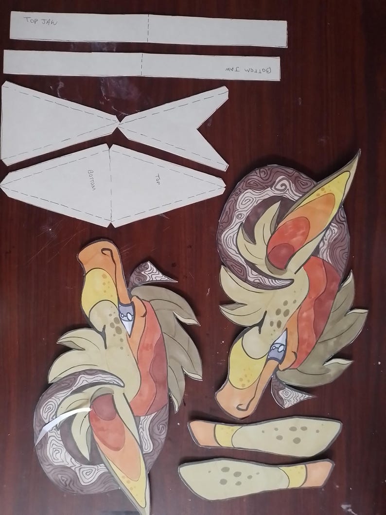 Printable Paper Dragon Kit 2 - Etsy