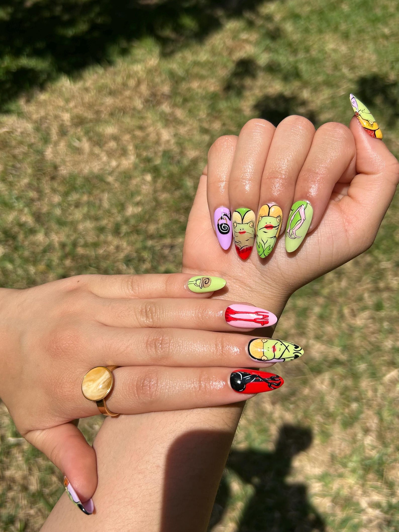 Frogs Toads Nails Summer Back to School Birthday Vacation Luxury Press ...