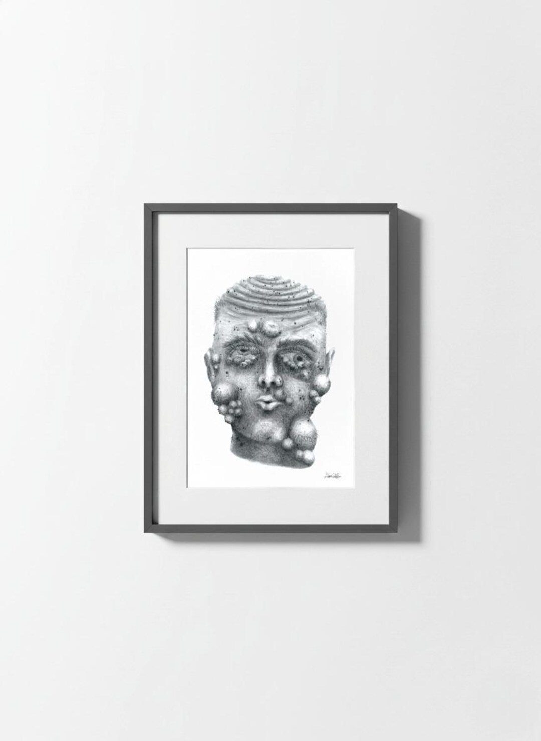 Dark Art Drawing, Surreal Graphite Drawing (digital Download), Body ...