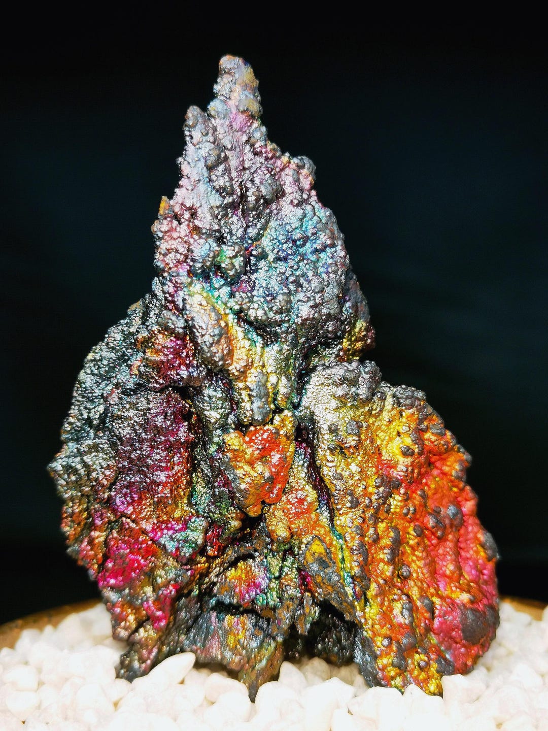 102) Iridescent Goethite Specimen, Pink-yellow Hematite Mineral ( 101g ...