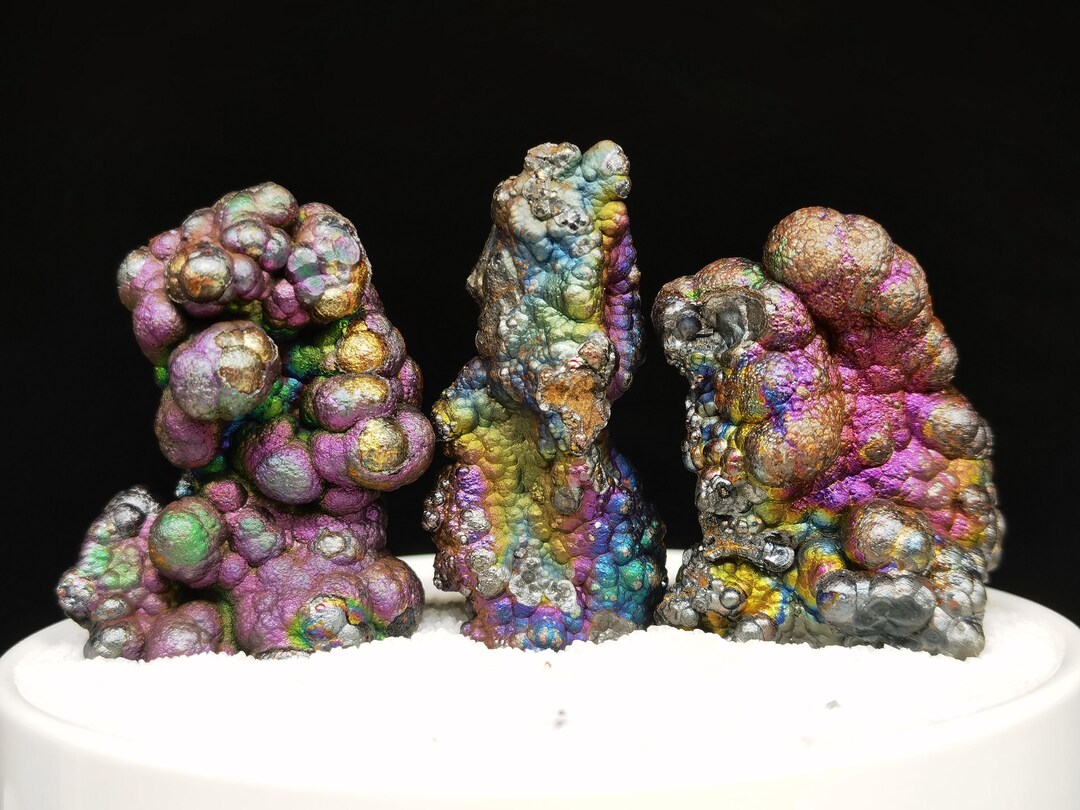 305) Rainbow Color Iridescent Goethite ( 3 Pcs ) 90g - Etsy