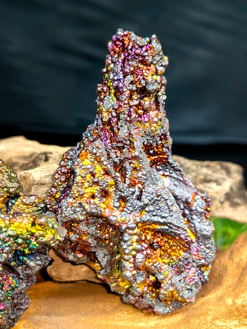 38rainbow Color Iridescent Goethite ,100% Natural ,mineral Specimens ...