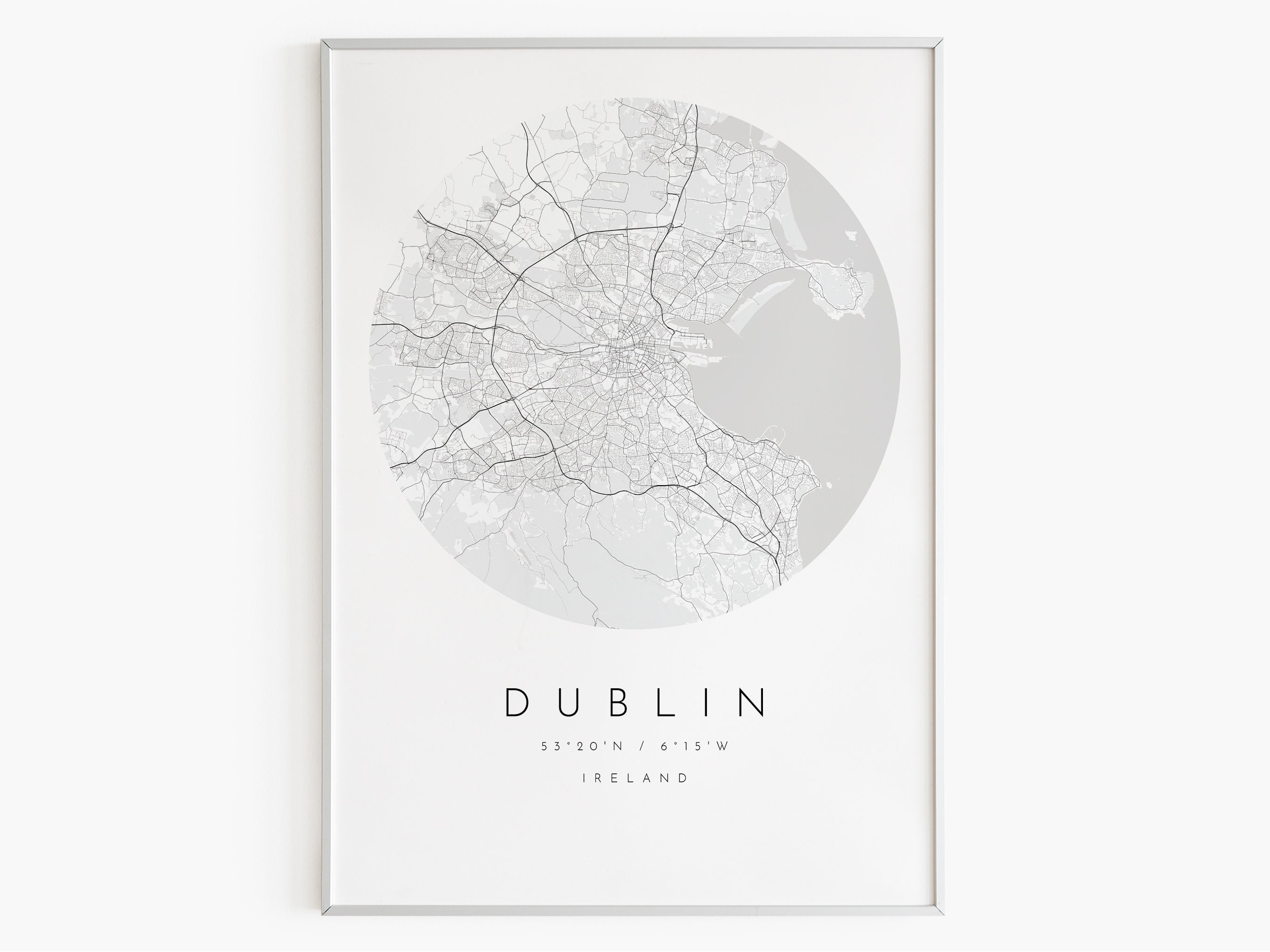 Dublin Map Print, Dublin City, Dublin Map Poster, City Map Print ...