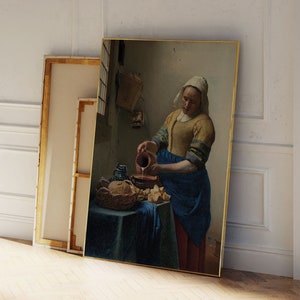 The Milkmaid, Johannes Vermeer, Famous Painting, Classic Painting ...