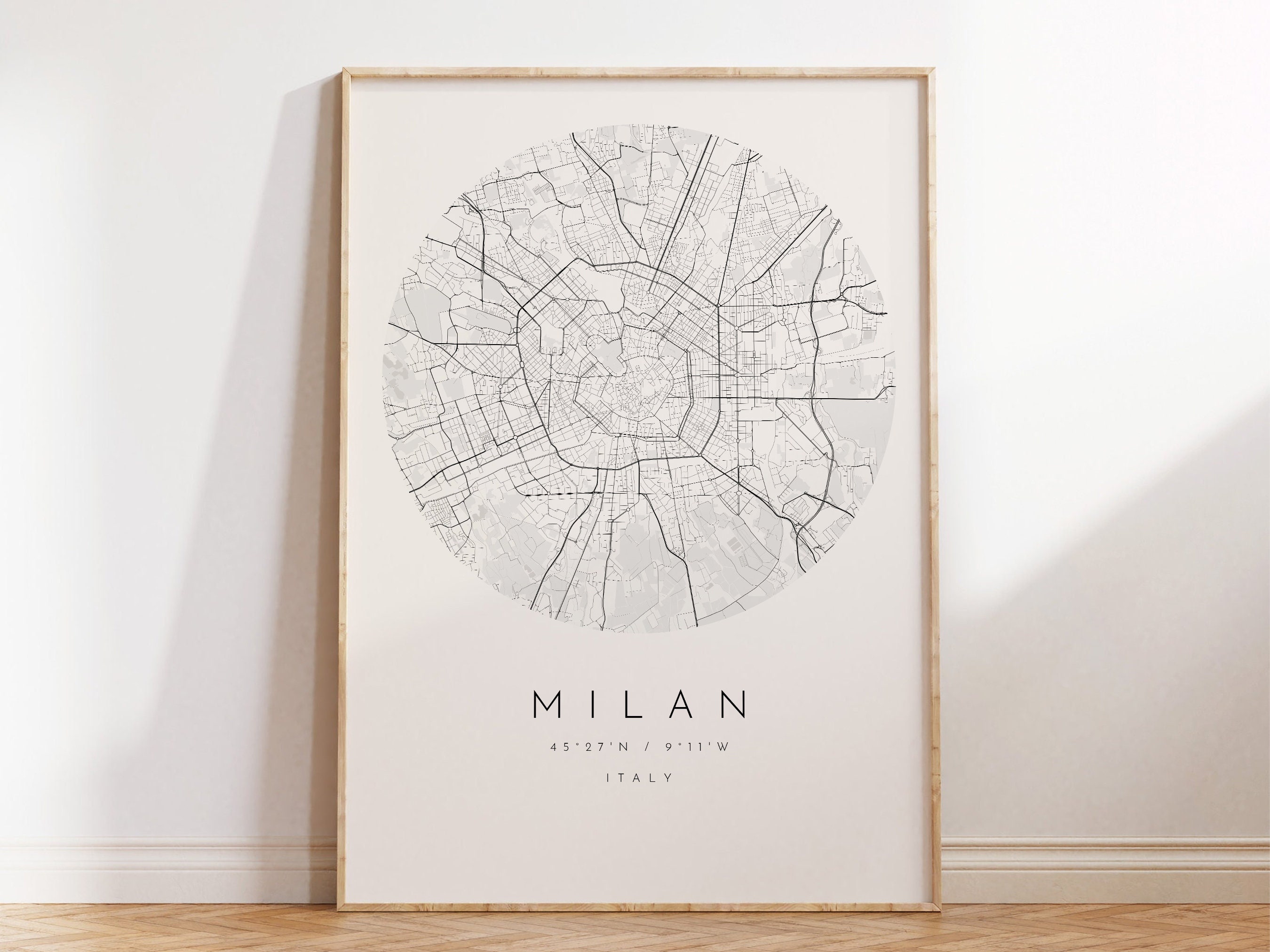 Milan Map Print, Milan City, Milan Map Poster, City Map Print ...