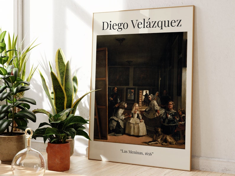 Las Meninas, Diego Velázquez, Famous Painting, Painting Poster, Modern ...