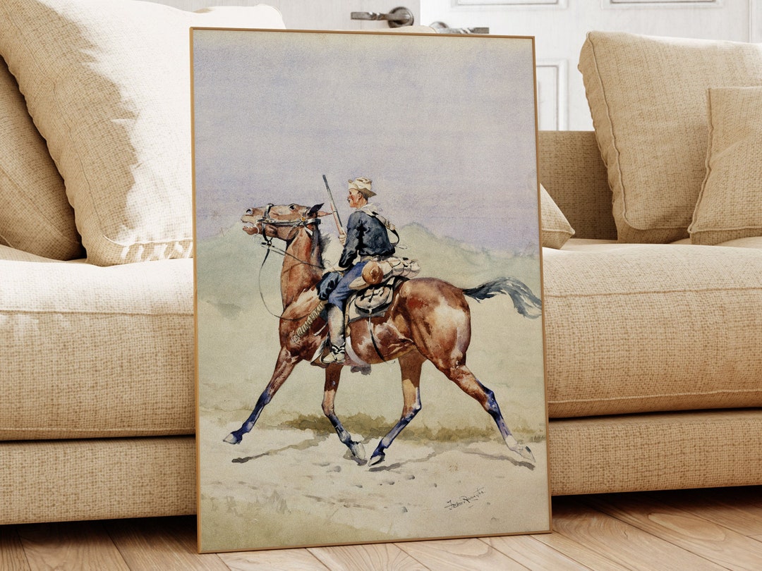 The Advance Guard, Frederic Remington, Famous Painting, Classic ...
