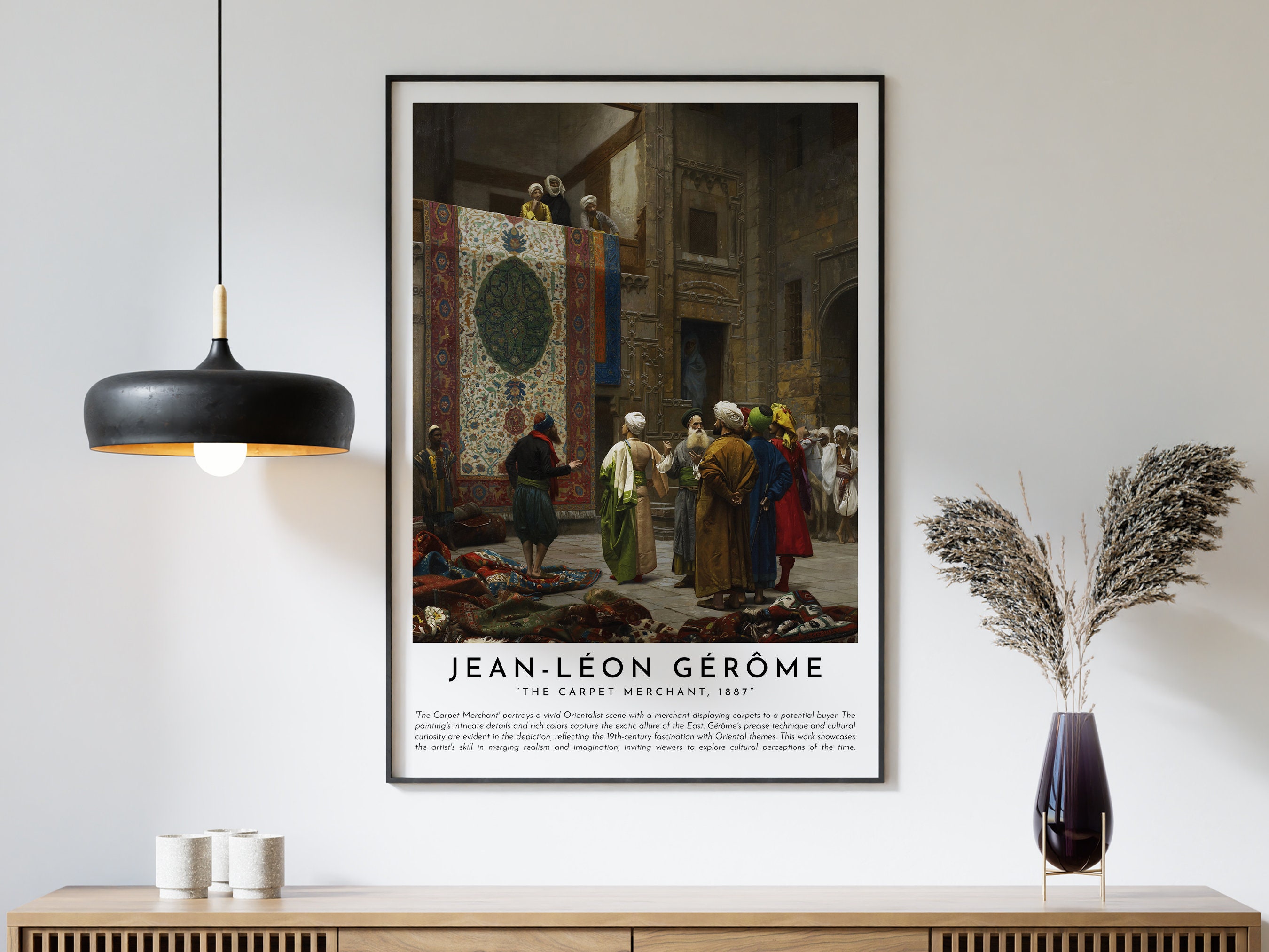 Jean Leon Gerome Painting: the Carpet Merchant Art Print (digital ...