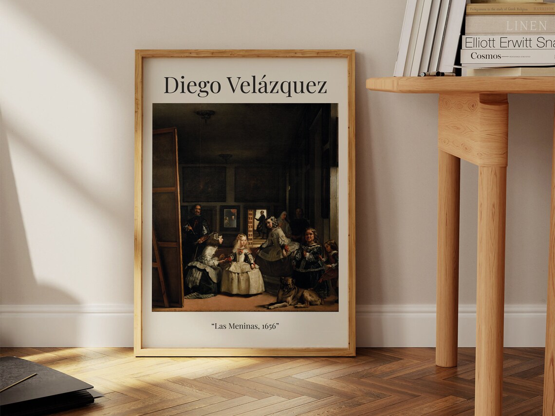 Las Meninas, Diego Velázquez, Famous Painting, Painting Poster, Modern ...
