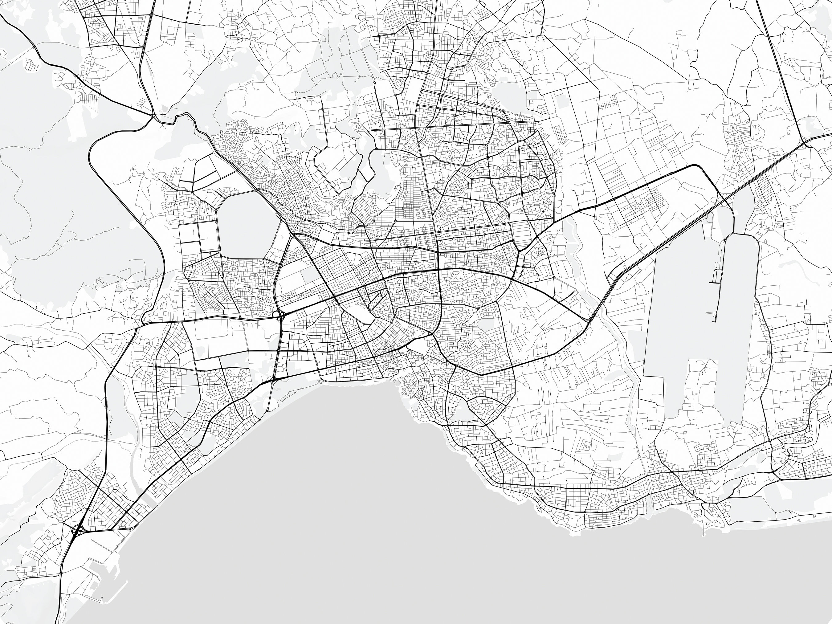 Antalya Map Print, Antalya City, Antalya Map Poster, City Map Print ...