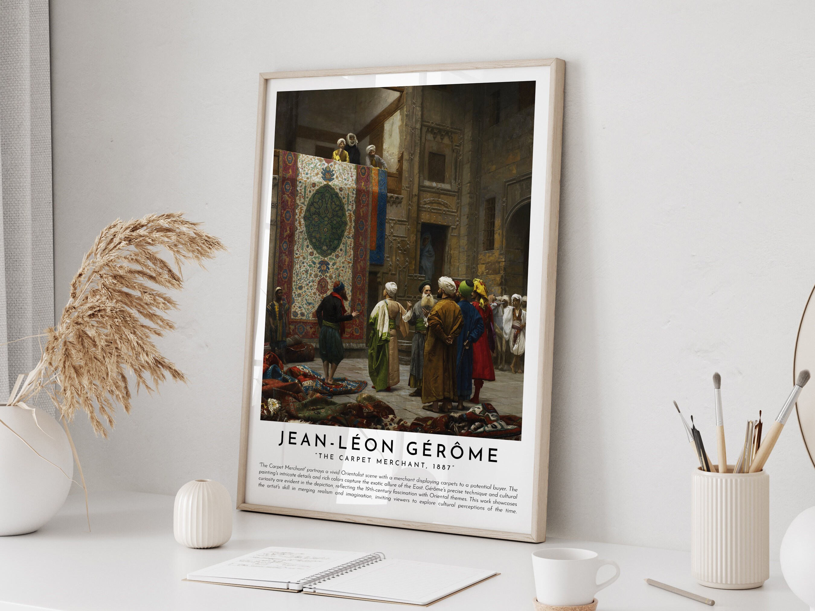 Jean Leon Gerome Painting: the Carpet Merchant Art Print (digital ...