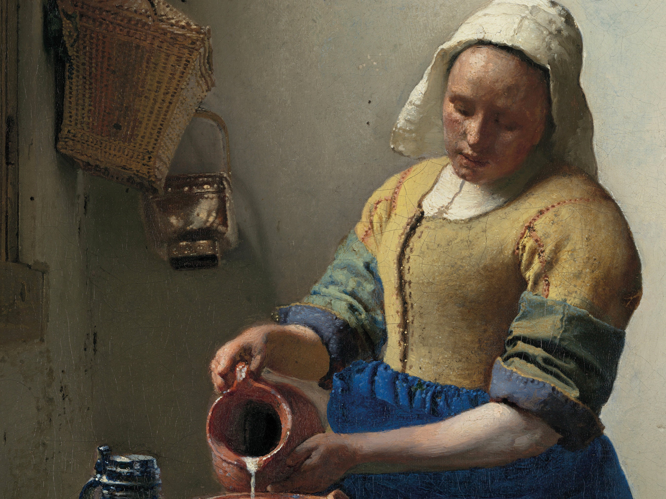 The Milkmaid Johannes Vermeer Famous Painting Classic - Etsy