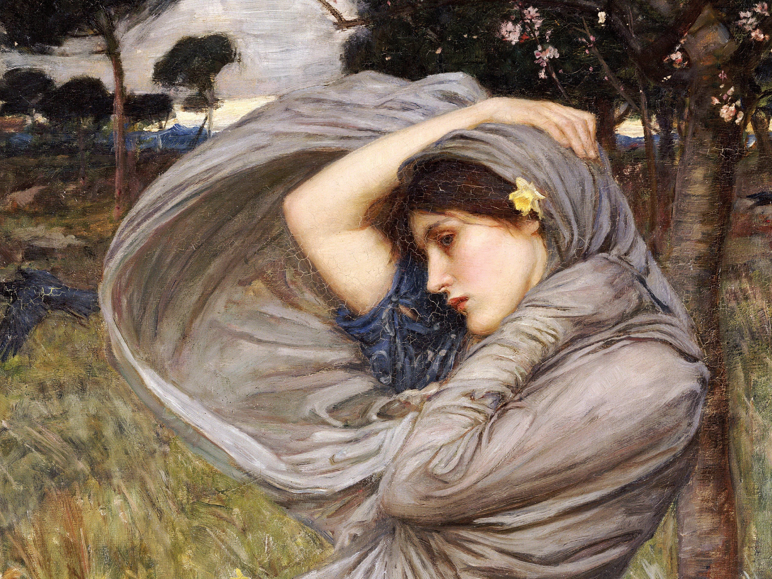 Boreas, John William Waterhouse, Famous Painting, Painting Poster ...