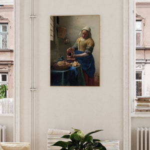The Milkmaid, Johannes Vermeer, Famous Painting, Classic Painting ...