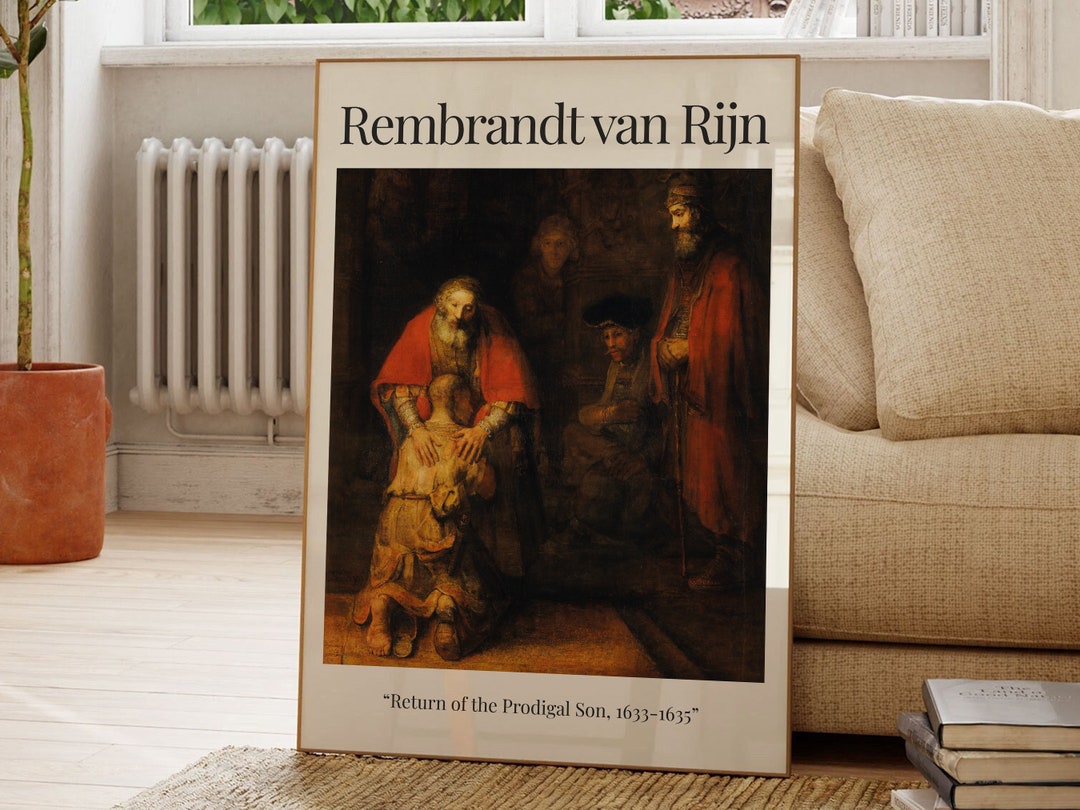 Return of the Prodigal Son, Rembrandt Van Rijn, Famous Painting ...