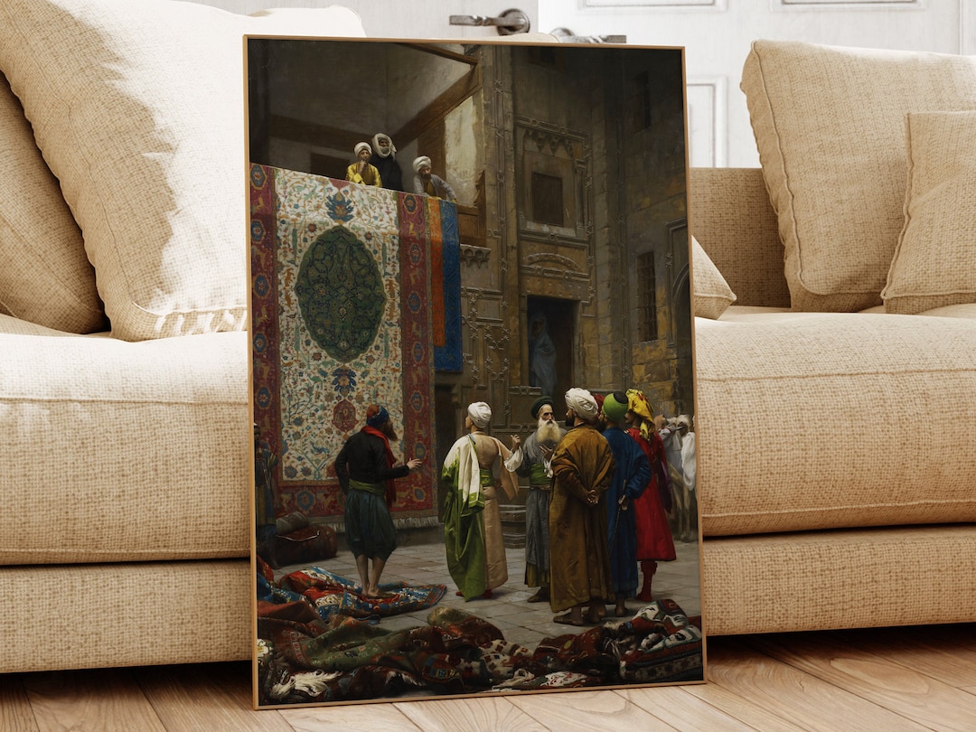 The Carpet Merchant, Jean Leon Gerome, Famous Painting, Classic ...