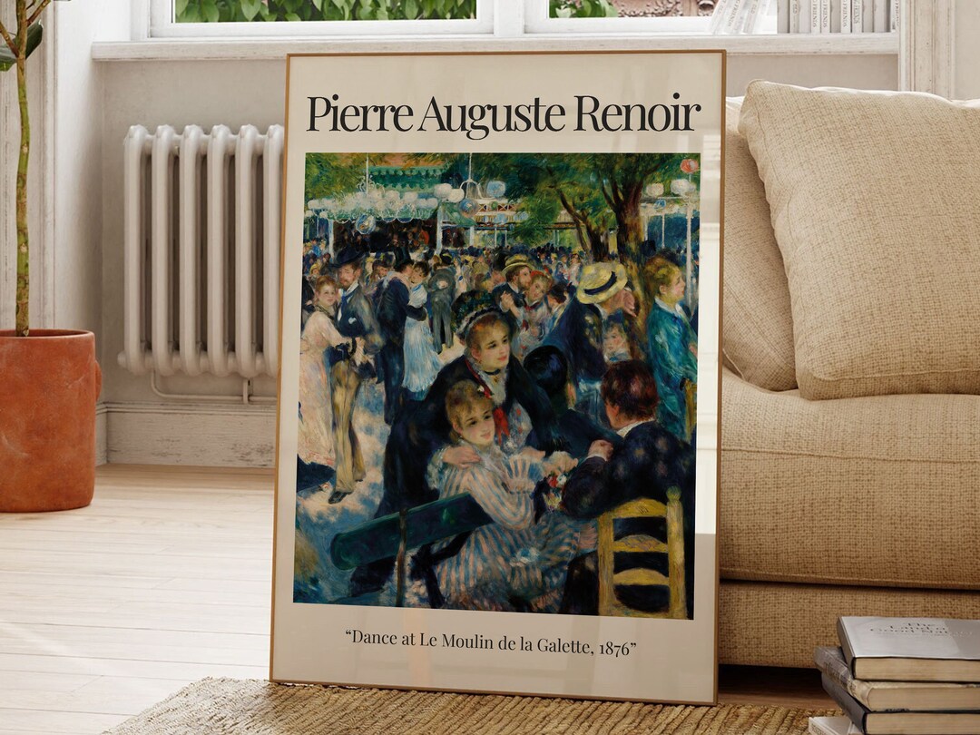 Dance at Le Moulin De La Galetta, Pierre Auguste Renoir, Famous ...
