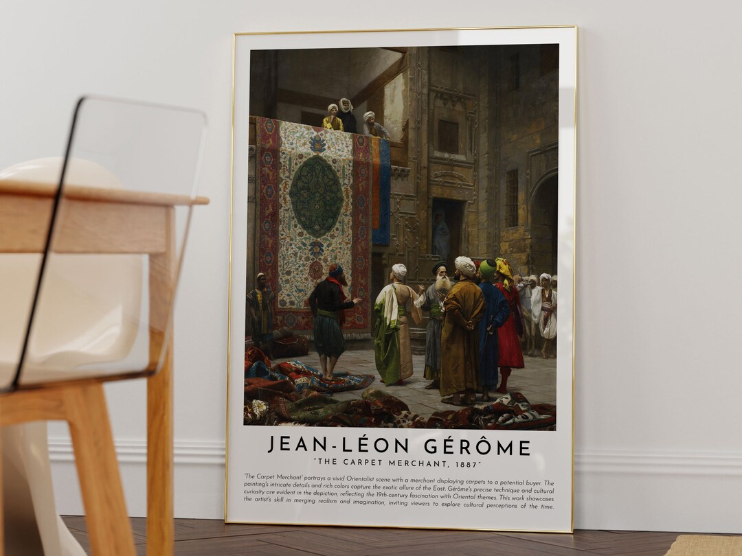 Jean Leon Gerome Painting: the Carpet Merchant Art Print (digital ...
