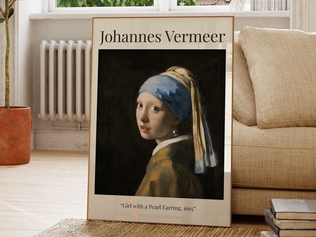 Girl With a Pearl Earring, Johannes Vermeer, Famous Painting, Painting ...