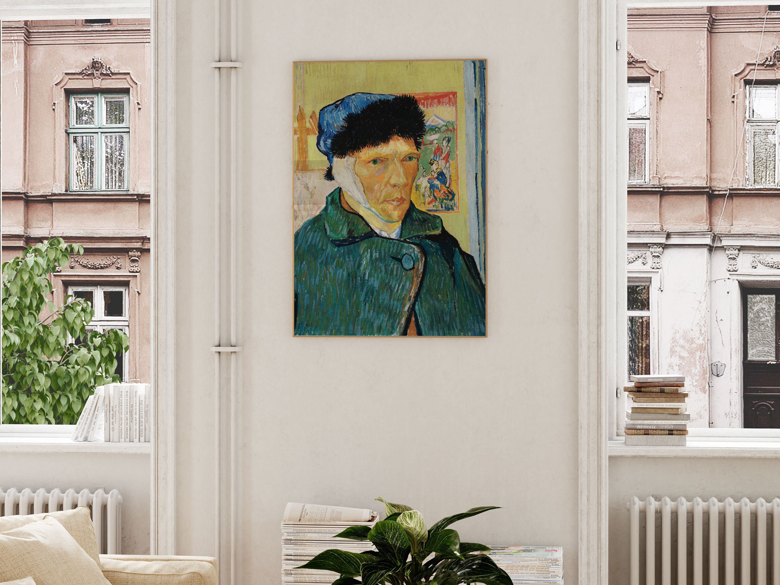 Self-portrait With Bandaged Ear, Vincent Van Gogh, Famous Painting ...