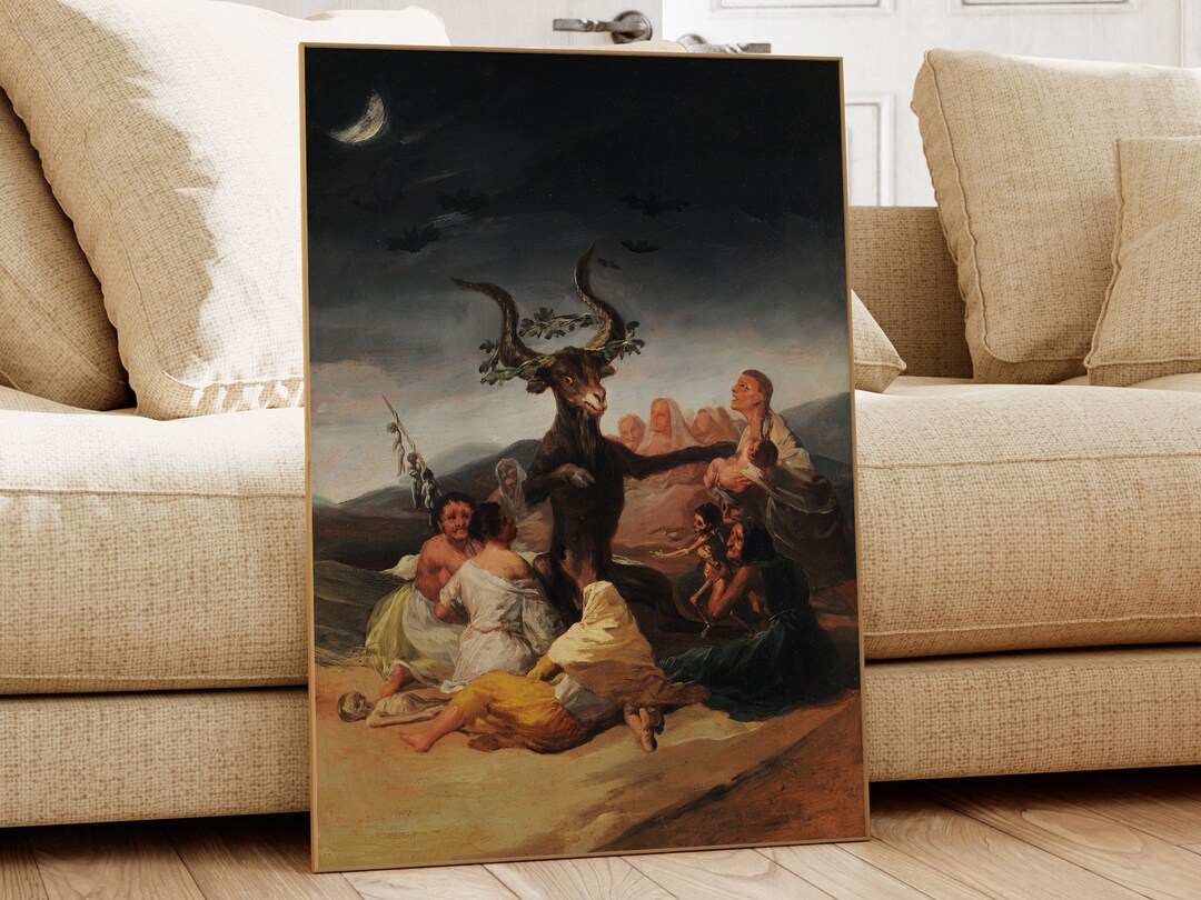 Witches' Sabbath, Francisco Goya, Famous Painting, Classic Painting ...