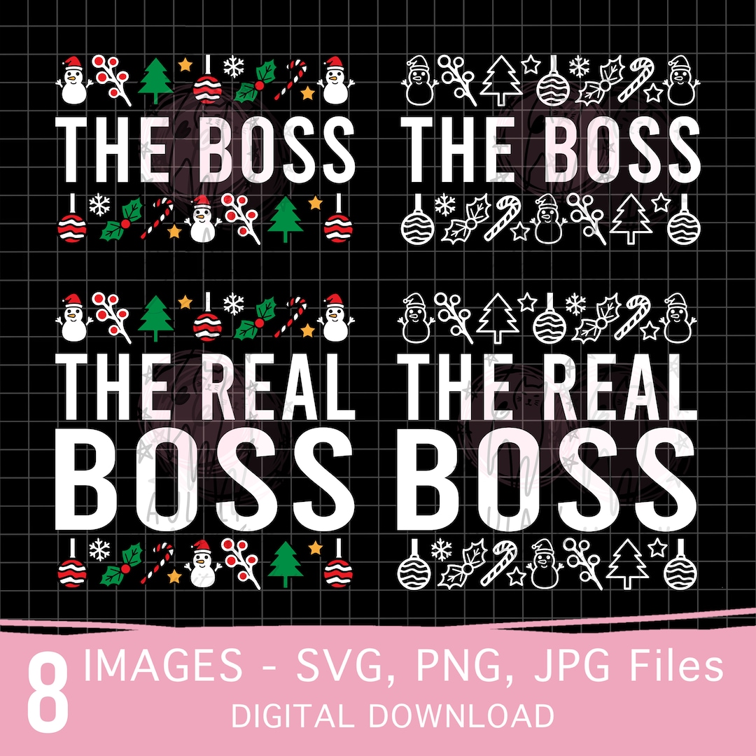 The Boss the Real Boss, the Boss, the Real Boss, Couple Christmas ...