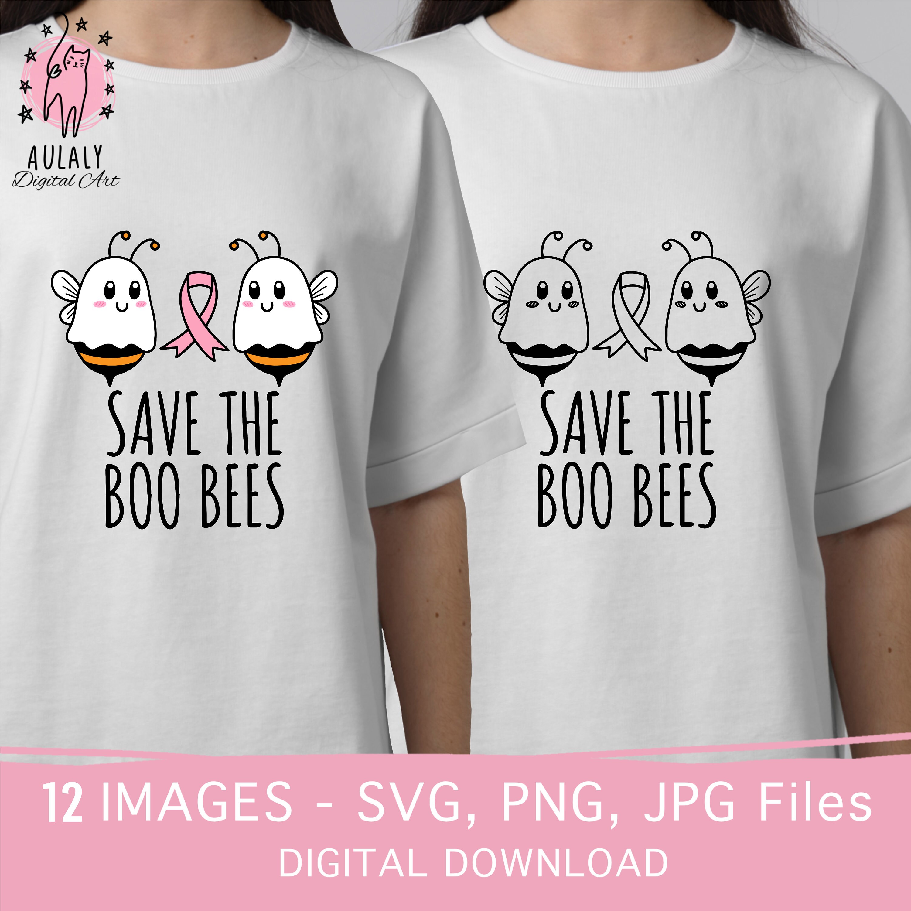 Save the Boo Bees Svg, Bees Breast Cancer, Save the Boo Bees PNG , Save ...
