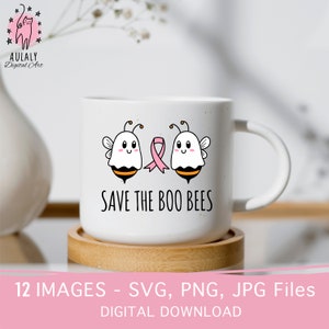 Save the Boo Bees Svg, Bees Breast Cancer, Save the Boo Bees PNG , Save ...