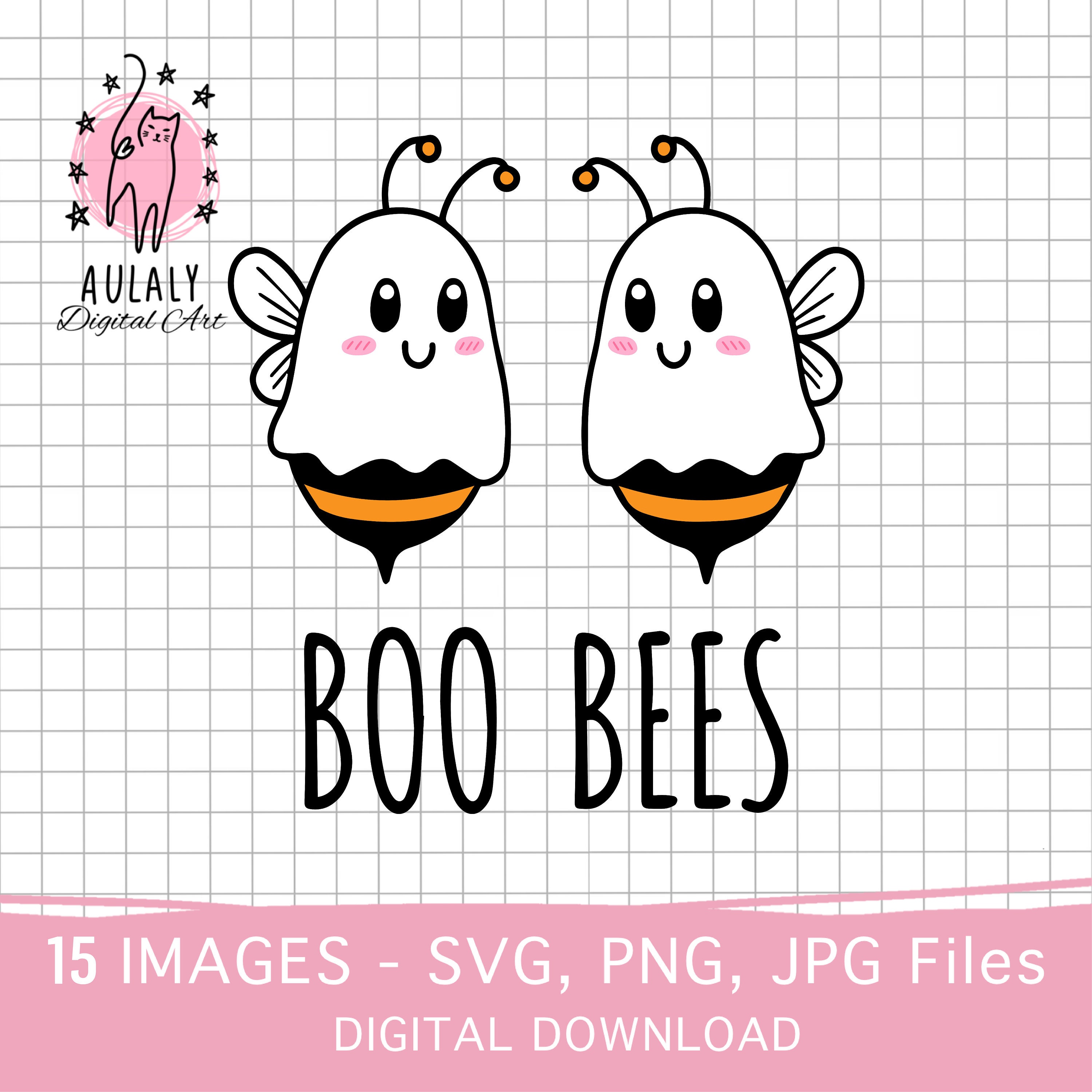 Boo Bees Svg, Boo Bees PNG , Boo Bees Shirts, Funny Halloween, Spooky ...