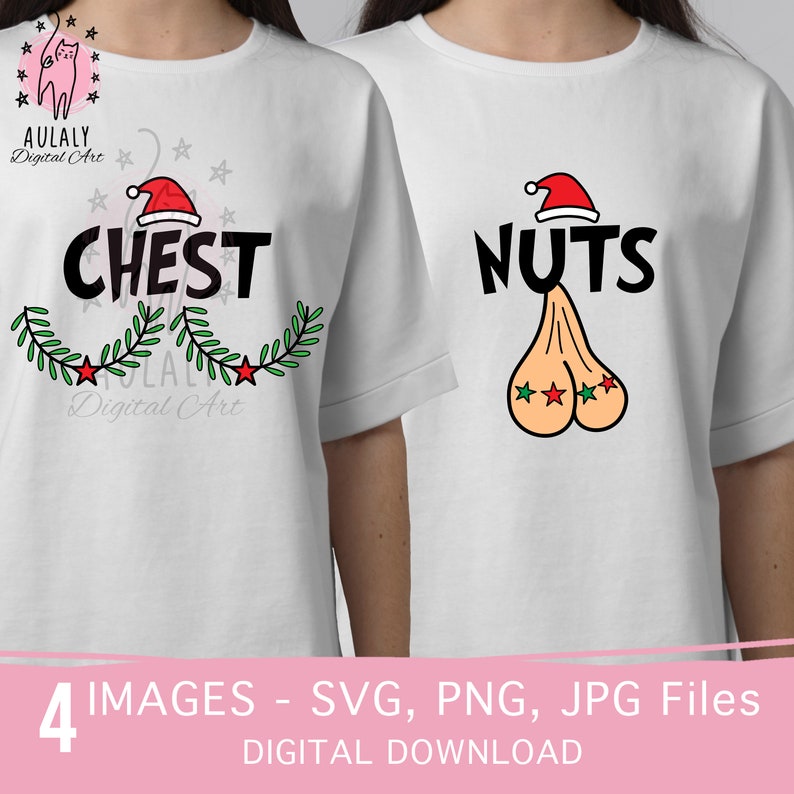 Funny Chest Nuts Christmas Png Svg, Chest Nuts Christmas SVG, Chest ...