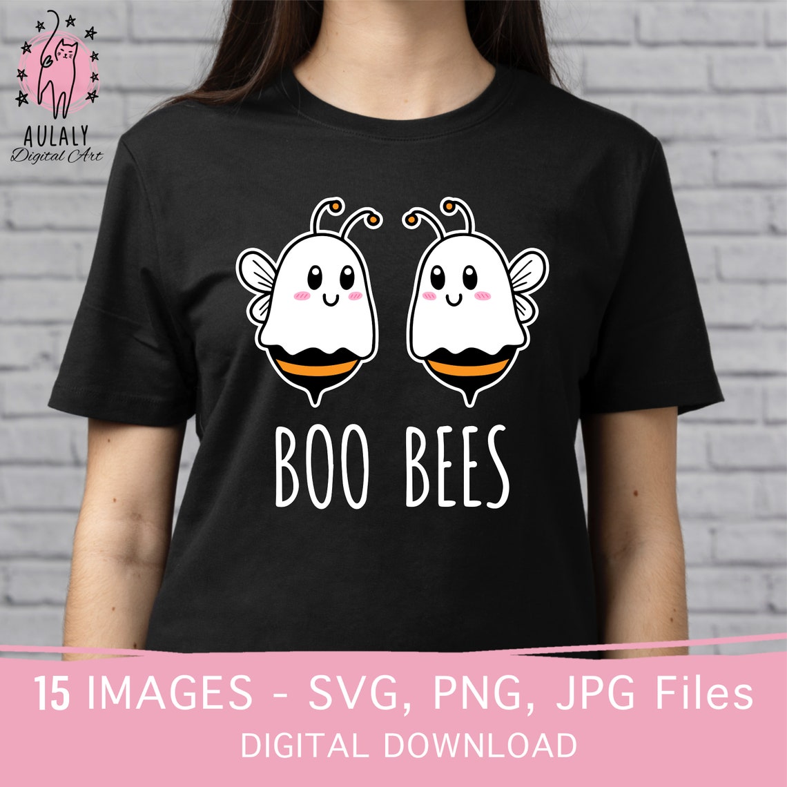 Boo Bees Svg Boo Bees PNG Boo Bees Shirts Funny Halloween - Etsy