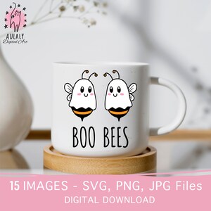 Boo Bees Svg, Boo Bees PNG , Boo Bees Shirts, Funny Halloween, Spooky ...