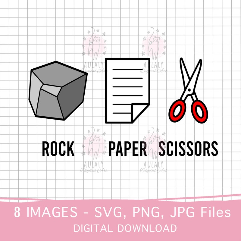 Rock Paper Scissors - Etsy