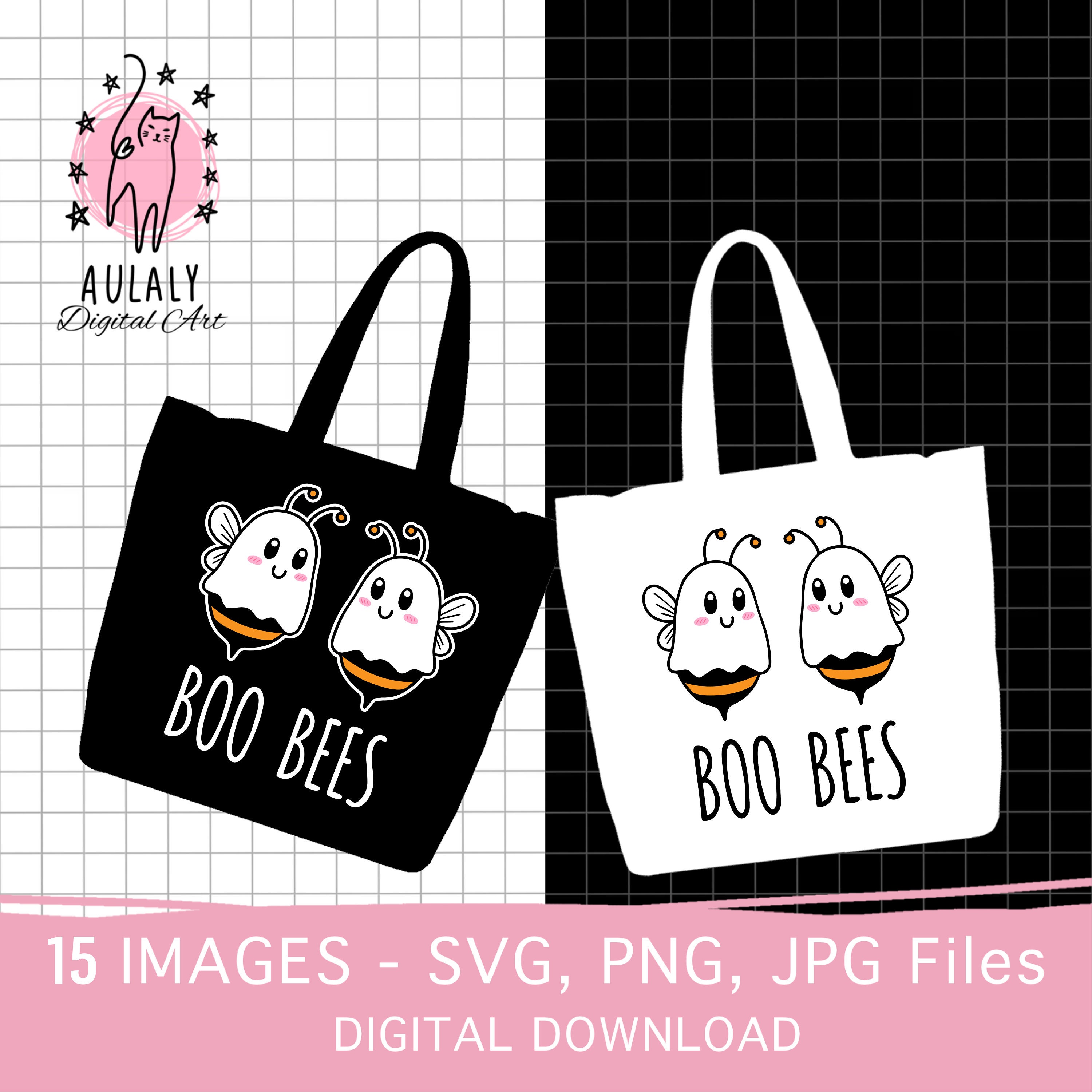 Boo Bees Svg Boo Bees PNG Boo Bees Shirts Funny Halloween - Etsy