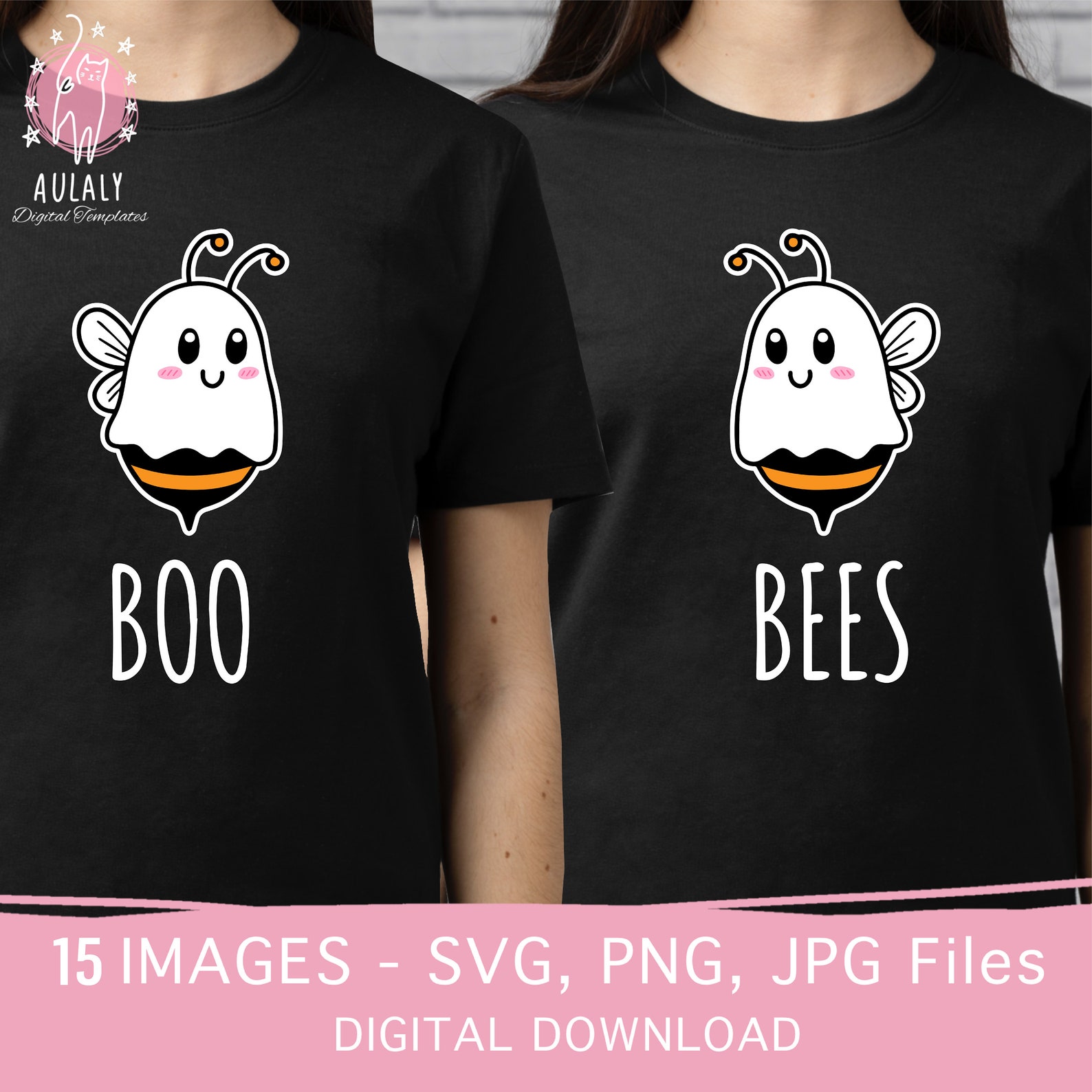 Boo Bees Svg, Boo Bees PNG , Boo Bees Shirts, Funny Halloween, Spooky ...