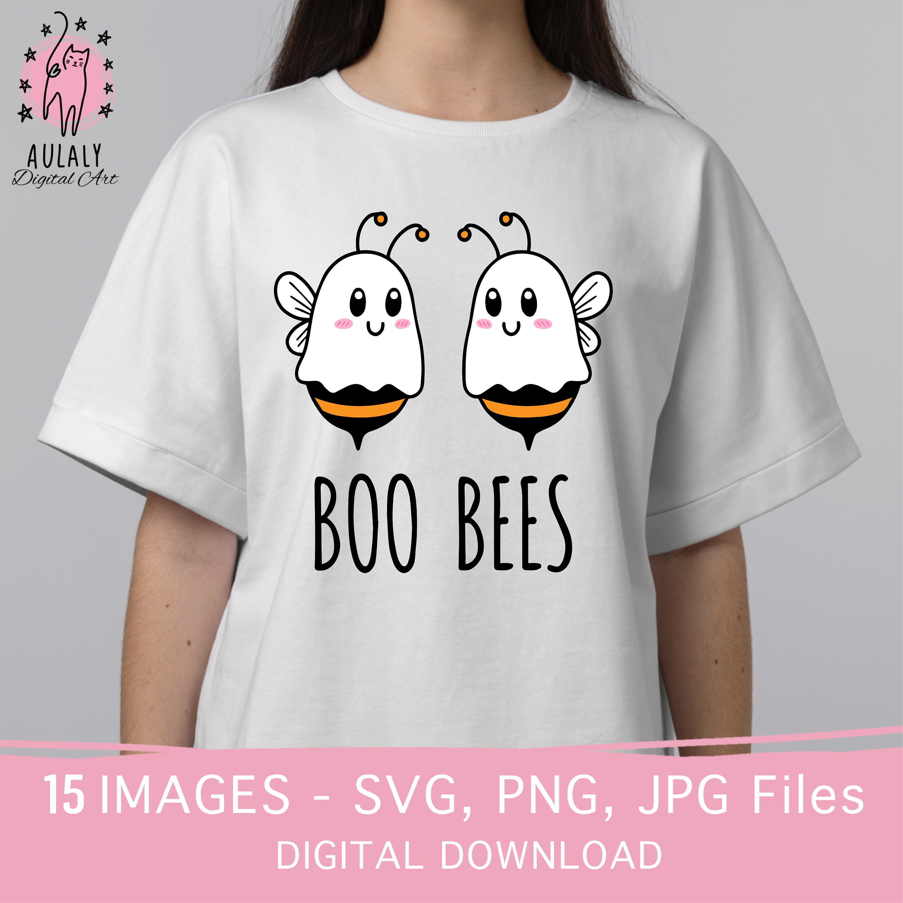 Boo Bees Svg Boo Bees PNG Boo Bees Shirts Funny Halloween - Etsy