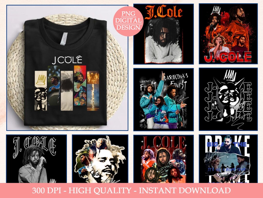 J Cole Png Bundle, Vintage J Cole Albums Png Bundle, J.cole Music ...